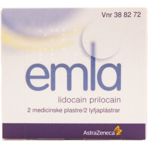 Bedøvende plaster - Køb Emla, Lipricain og Tapin til en lav pris her