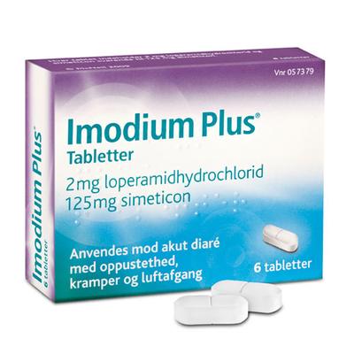 Imodium® Plus mod diarré - Få det i håndkøb til en lav pris her