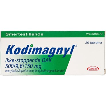 Kodein (25 mg) DAK, Alternova m.fl. - Få hostemedicin i håndkøb her
